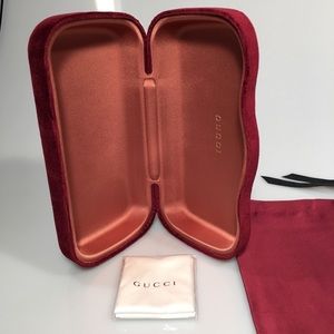 Gucci | Accessories | Xxl Brand New Gucci Velvet Sunglass Case | Poshmark